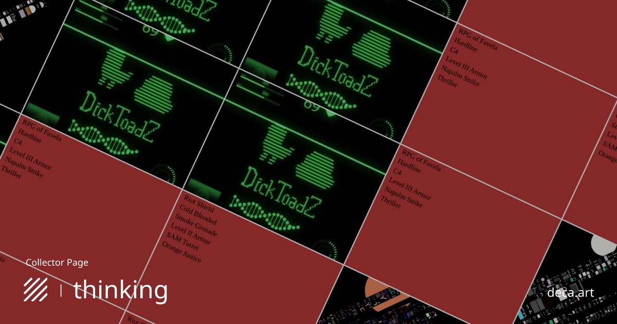 thinking's Wallet | Deca Art - Deca